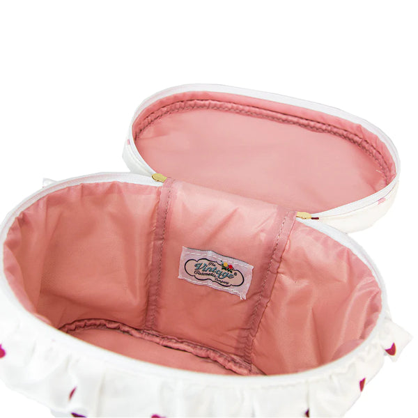 Soft Train / Travel Case in Pink Hearts - Little Color Company